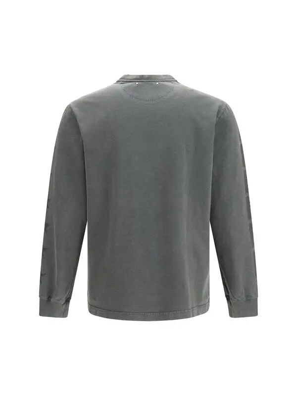 GOLDEN GOOSE Long-sleeved Cotton T-shirt