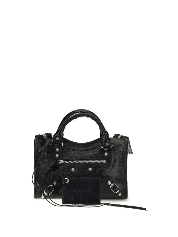Balenciaga Mini Le City Handbag - Black