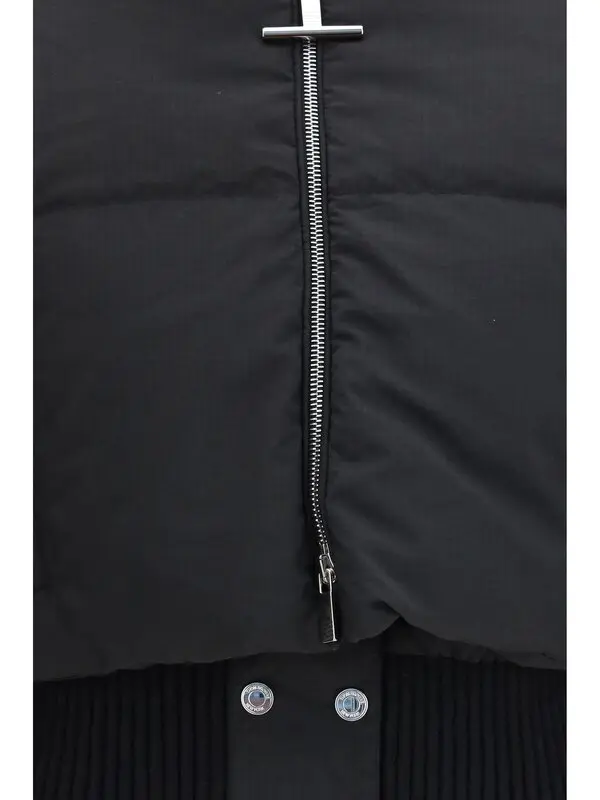 Thom Browne Short Padded Jacket With Front Zip