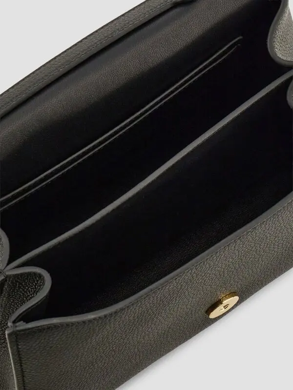 FERRAGAMO Double Gancini Leather Top Handle Bag