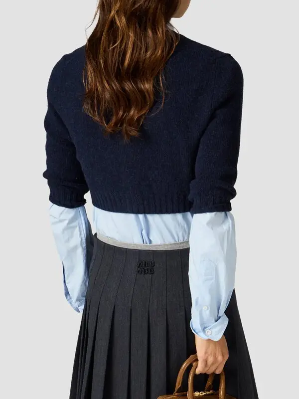 Miu Miu Wool And Cashmere Cardigan
