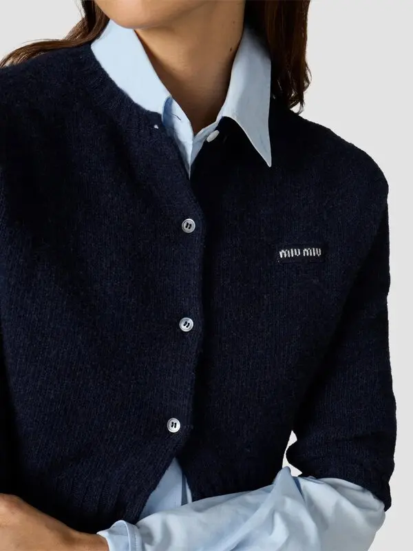 Miu Miu Wool And Cashmere Cardigan