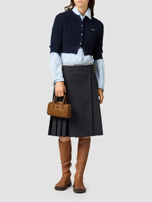 Miu Miu Wool And Cashmere Cardigan