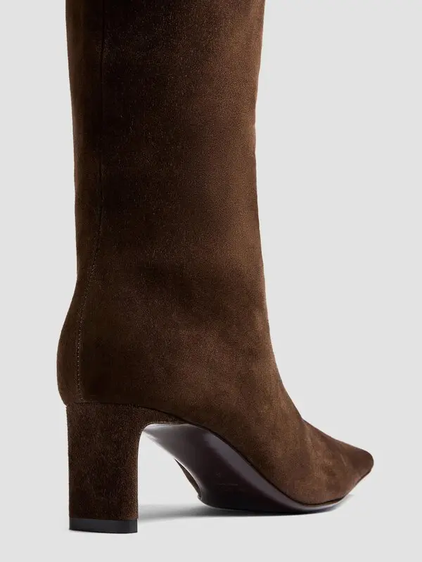 Khaite Ona 55mm Knee-high Leather Boots