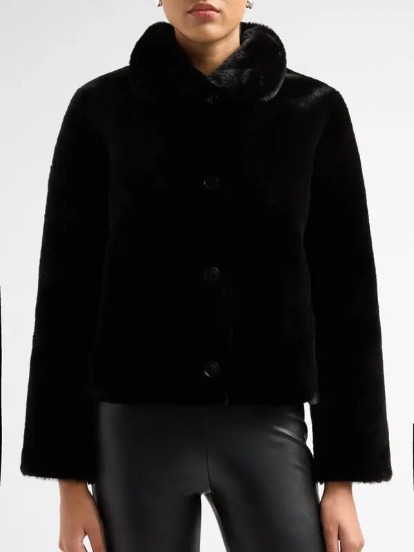 Generation Love Delphine Reversible Faux Fur Jacket