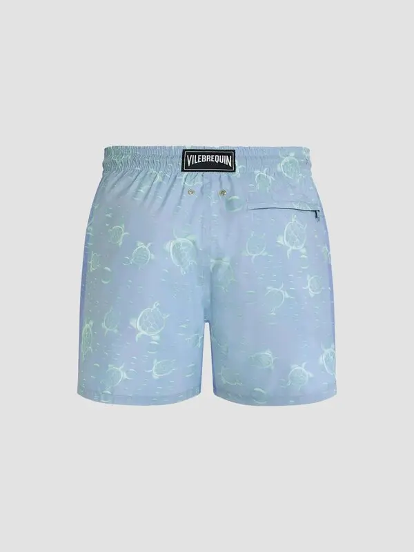 Vilebrequin Bubbles Turtles 3d Print Swim Shorts