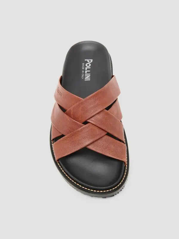 POLLINI Leather Mules