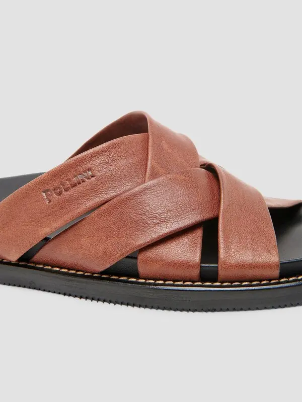 POLLINI Leather Mules