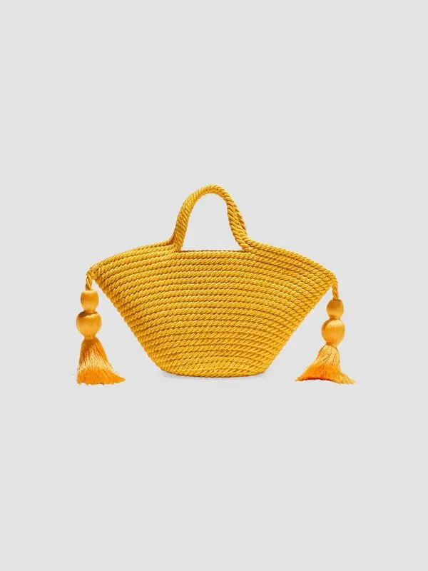 Carolina Herrera Lupe Mini Rope Tote Bag
