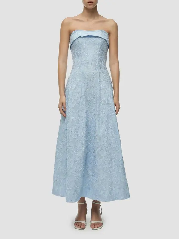 Simkhai Valeria Jacquard Midi-dress
