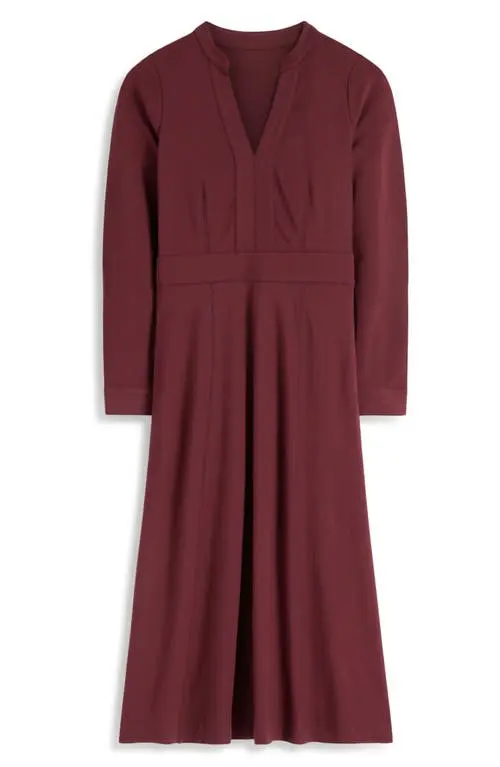Boden Alex Ponte Contrast Midi Dress