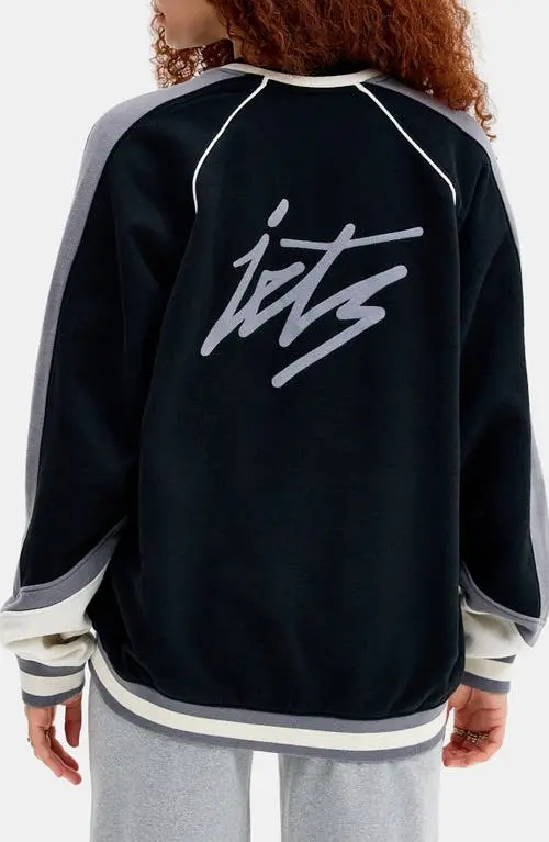IETS FRANS Varsity 17 Paneled Sweatshirt