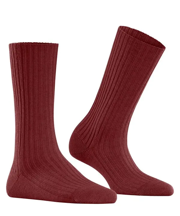 Falke Cosy Wool Boot Boot Socks - Red