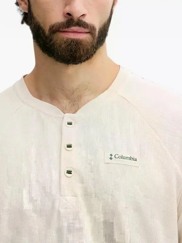 Columbia Acker Rock Waffle-knit Henley T-shirt