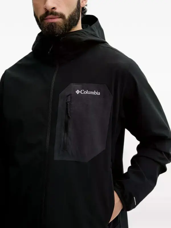 Columbia Tall Heights Iii Logo-print Hooded Performance Jacket