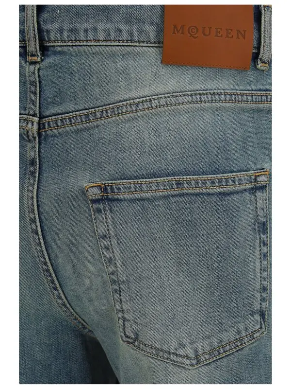 Alexander McQueen Flared Denim Jeans