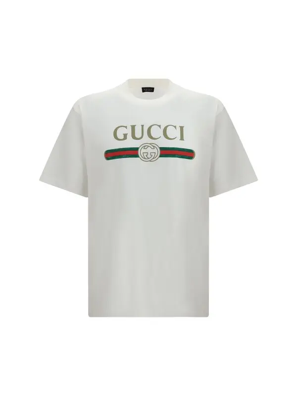 Gucci Printed Silk-blend Jersey T-shirt - Multicolor