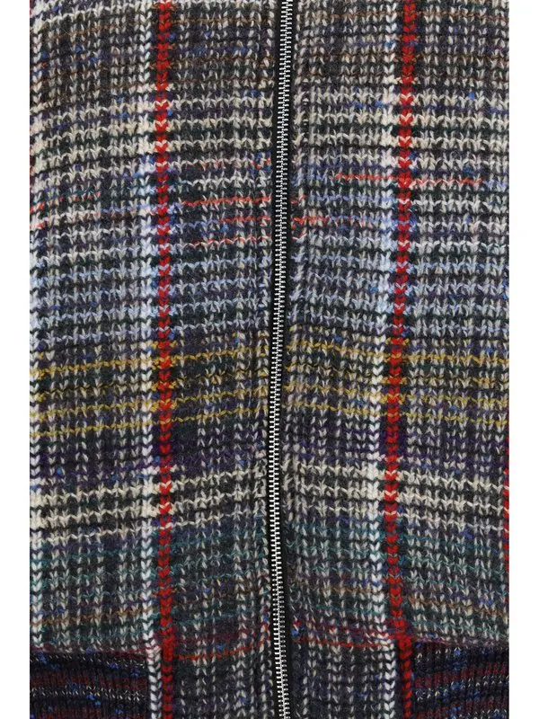 Missoni Caperdoni Check Wool Bomber