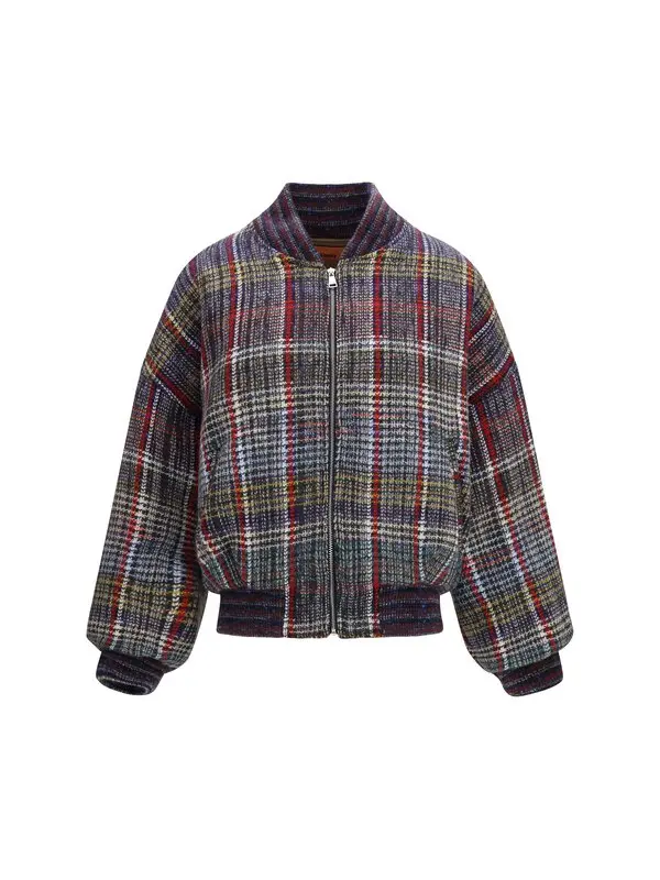 Missoni Caperdoni Check Wool Bomber - Multicolor