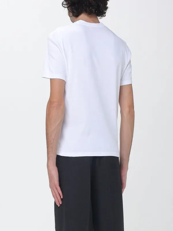 Saint Laurent Slim Fit Cotton T-shirt With Crew Neck