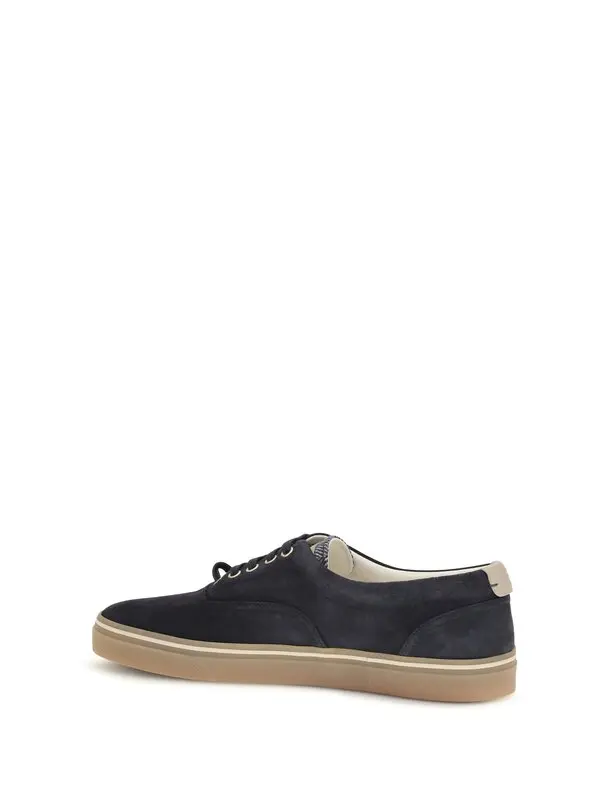 Brunello Cucinelli Suede Sneakers - Blue