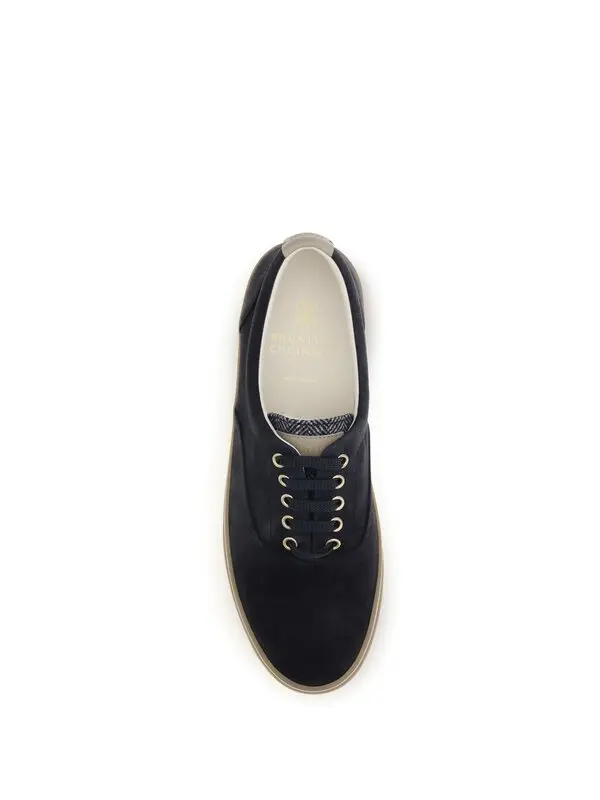 Brunello Cucinelli Suede Sneakers - Blue