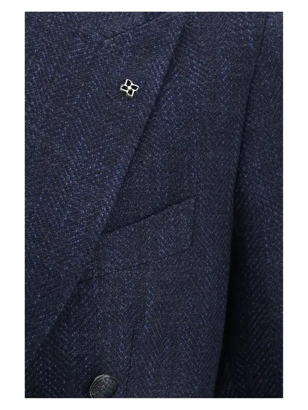 Tagliatore Single-breasted Blazer With Patch Pockets