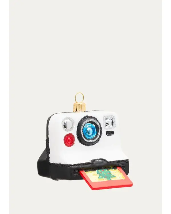 IMPULS Glass Retro Camera Ornat