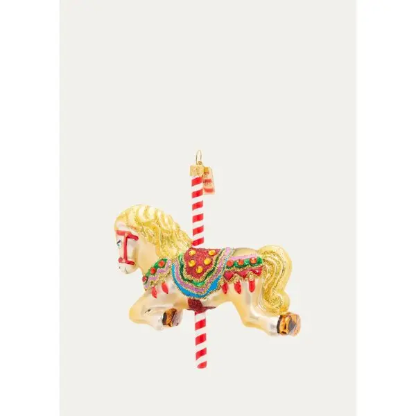 IMPULS Vintage Glass Carousel Ornat
