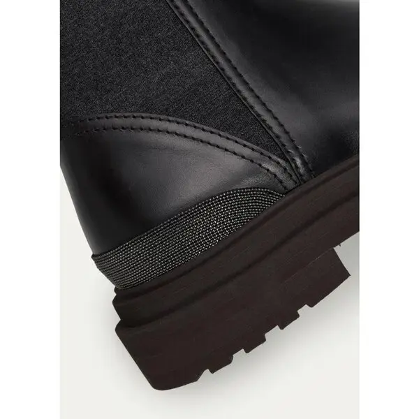 Brunello Cucinelli Leather Chelsea Boots