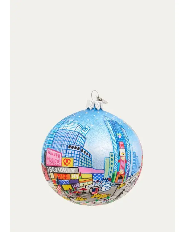 MICHAEL STORRINGS Times Square Christmas Ornat - Multi