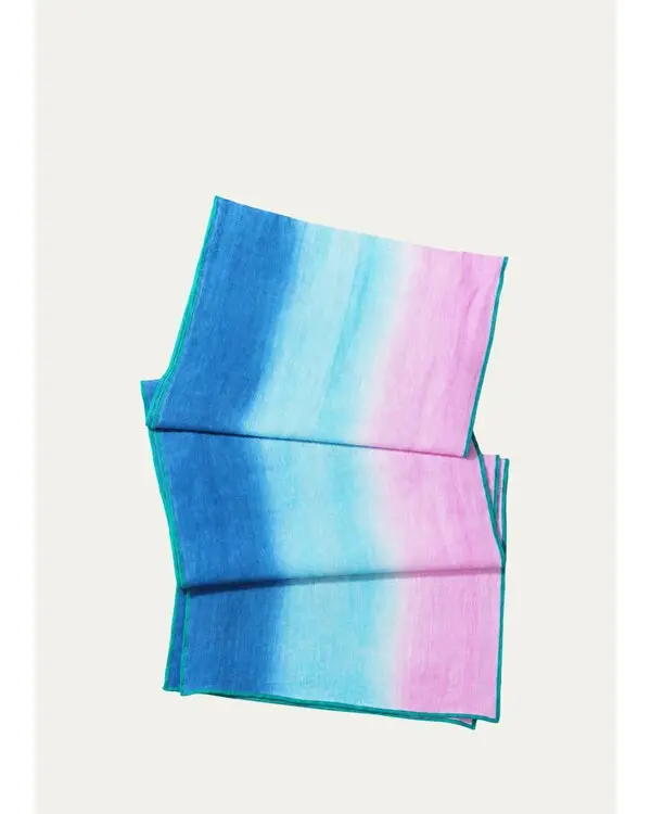 EMILY P. WHEELER Pacific Hand-dyed Table Runner, 18" X 108 - Multi