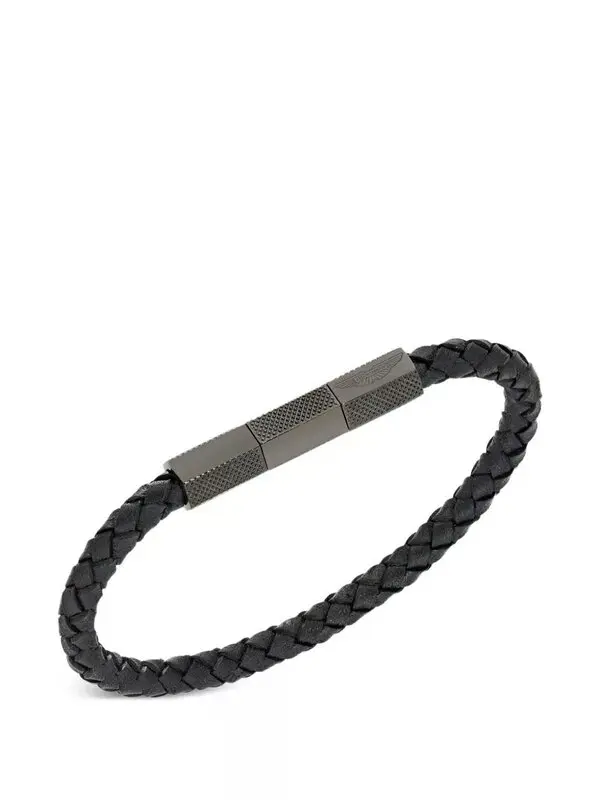 ASTON MARTIN Braided Leather Bracelet