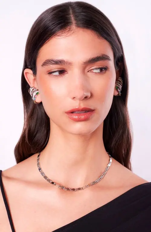 MELANIA CLARA Cubic Zirconia Ear Climbers