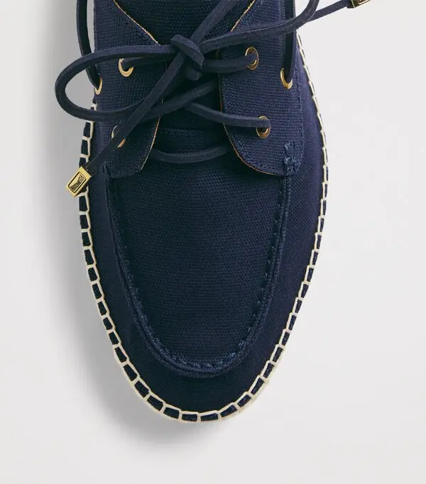 Vilebrequin Cotton Canvas Espadrille Loafers