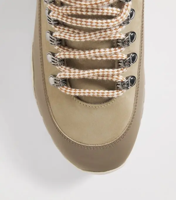 Eleventy Leather Sneakers
