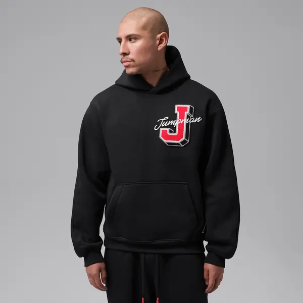 JORDAN Brooklyn Statement Pullover Hoodie - Black