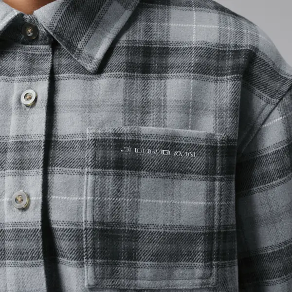JORDAN Brooklyn Flannel Long-sleeve Top