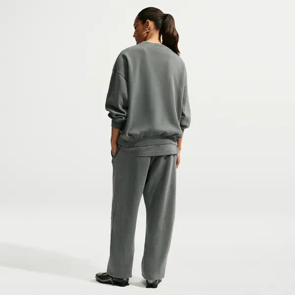 Nike Studio Fleece Medium Weight Oversized Washed High-rise Cuffed Pants