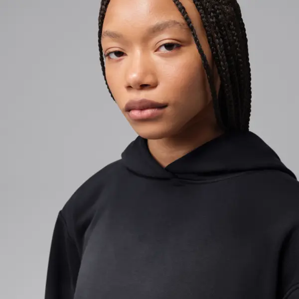 JORDAN Flight Fleece Mid Layer Cropped Hoodie