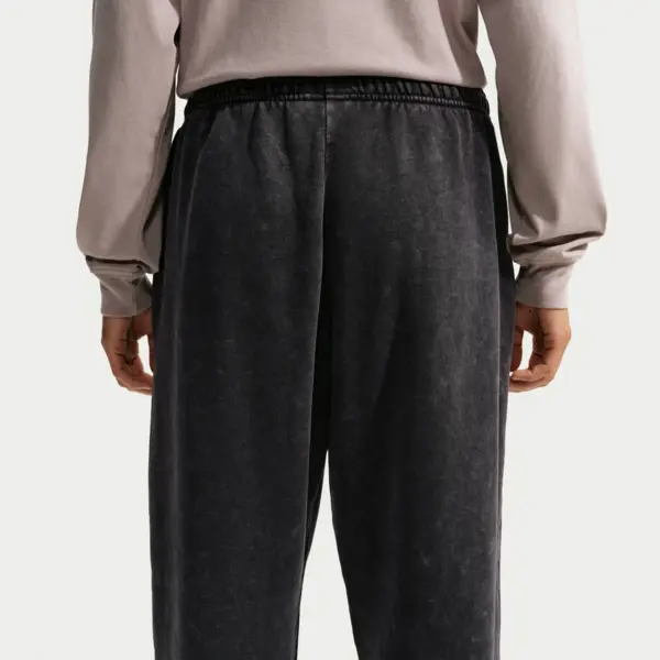 Nike Studio Fleece Medium Weight Oversized Washed High-rise Cuffed Pants