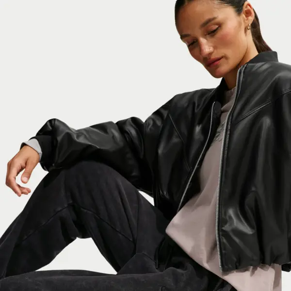Nike Studio Fleece Medium Weight Oversized Washed High-rise Cuffed Pants