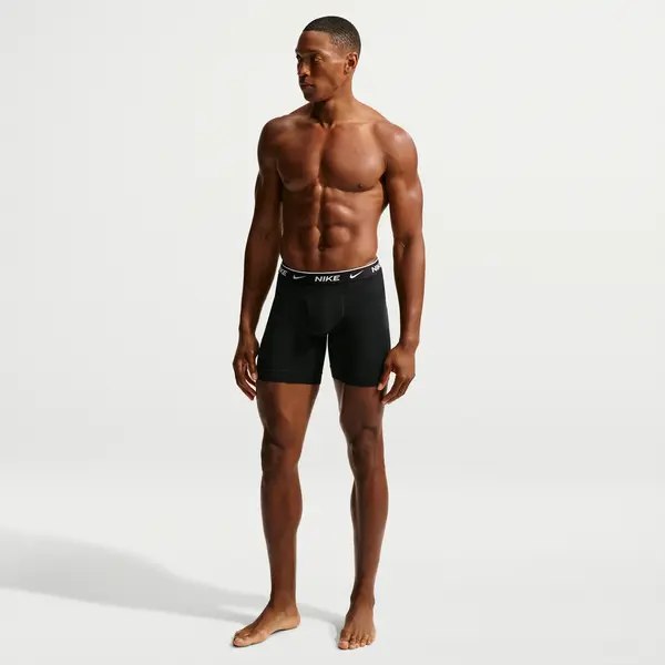 Nike Essential Cotton Stretch Dri-fit 5-pack Boxer Briefs - Black