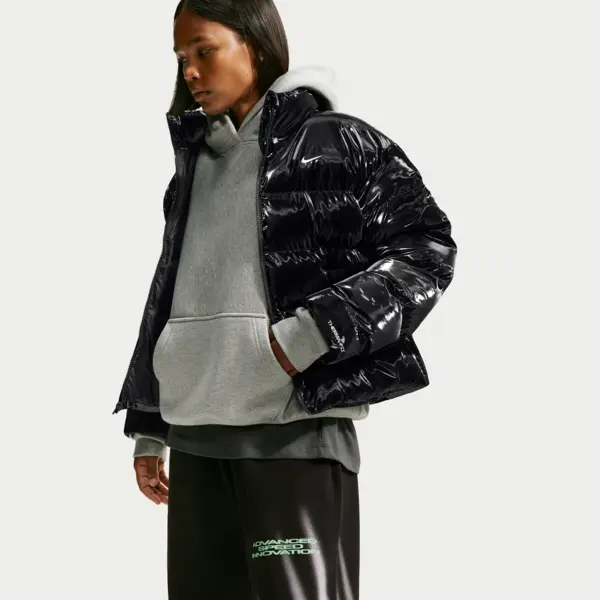 Nike Sportswear Classic Loose Gleamy Therma-fit Jacket