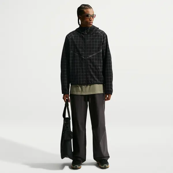 Nike Tech Loose Dri-fit Shori Knit Full-zip All-over-print Jacket