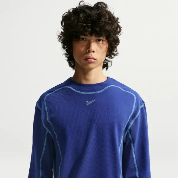 Nike Project F.r.o.g. Bubble Long-sleeve Waffle Top - Blue