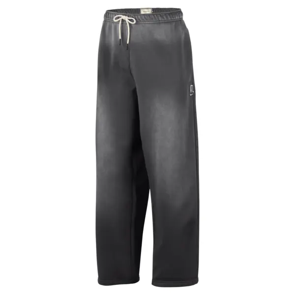 Nike Atlanta Hawks Standard Issue Therma-fit Fleece Basketball Pants - Grey