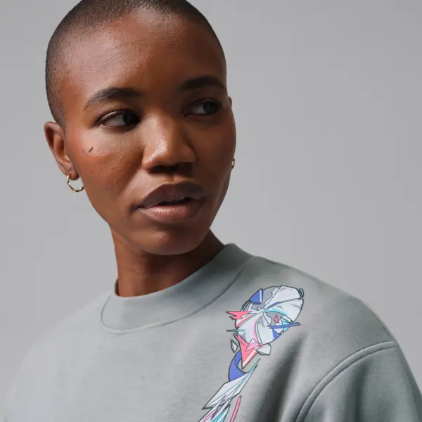 JORDAN Brooklyn Graphic Crew-neck Sweatshirt