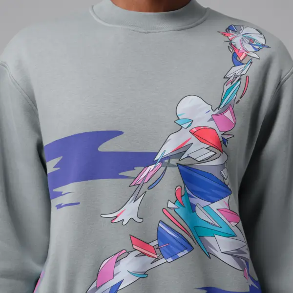 JORDAN Brooklyn Graphic Crew-neck Sweatshirt