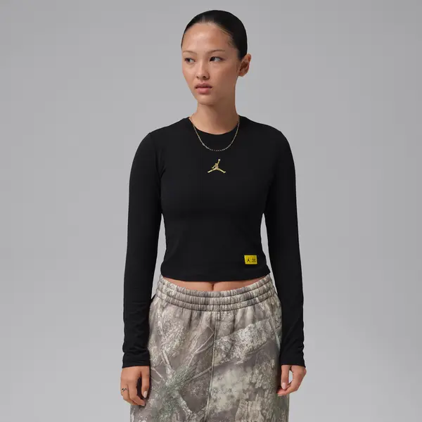 JORDAN Realtree Long-sleeve Graphic T-shirt - Black